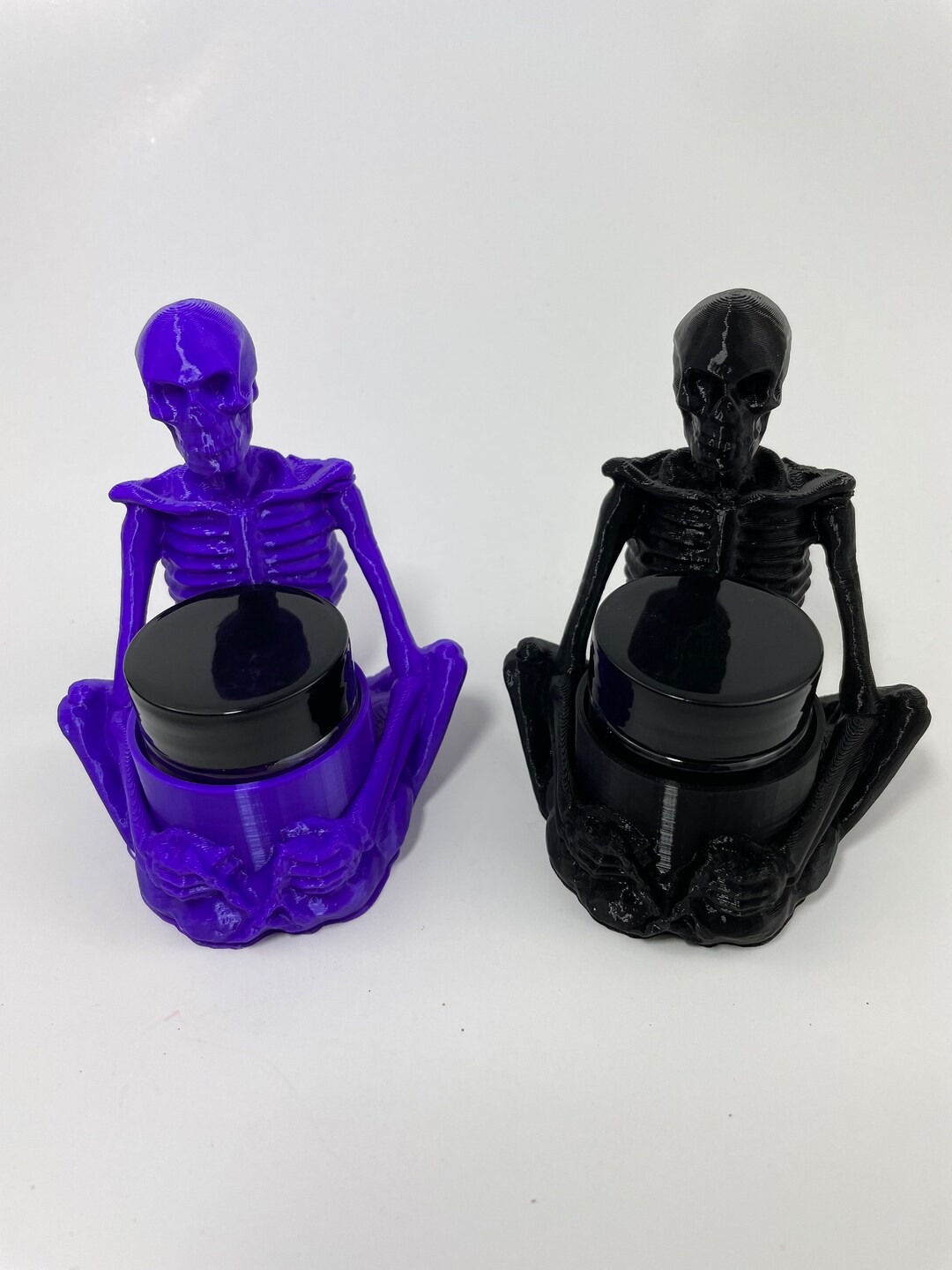 Meditating Skeleton 1 Oz ISO Holder and Basket - Etsy