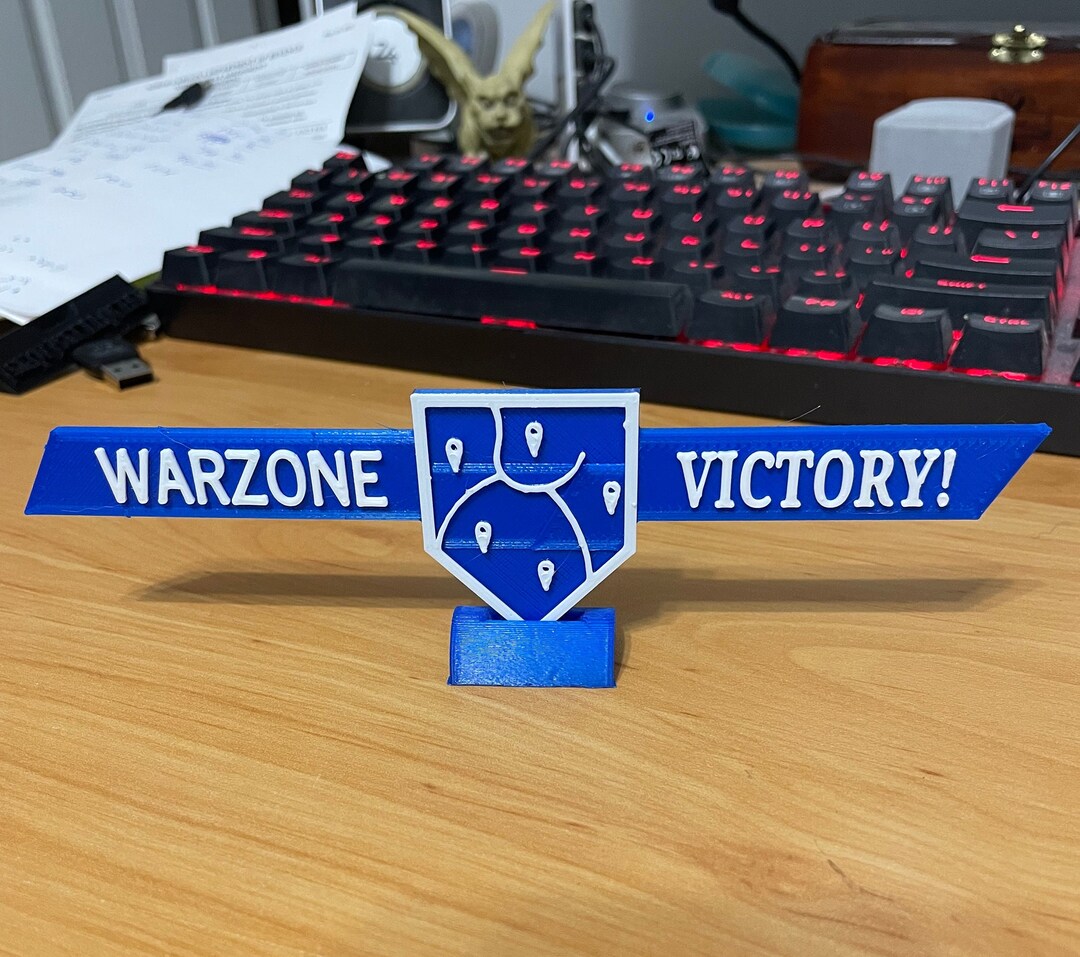 Small Warzone Victory Desktop Sign - Etsy