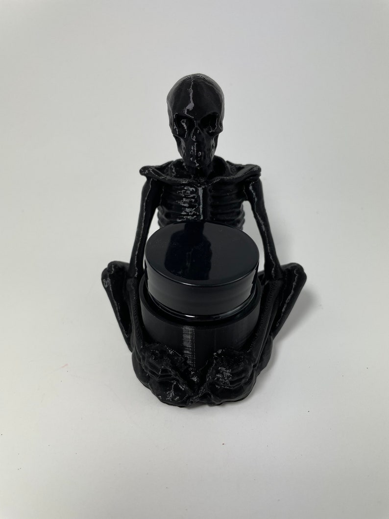 Meditating Skeleton 1 Oz ISO Holder and Basket - Etsy
