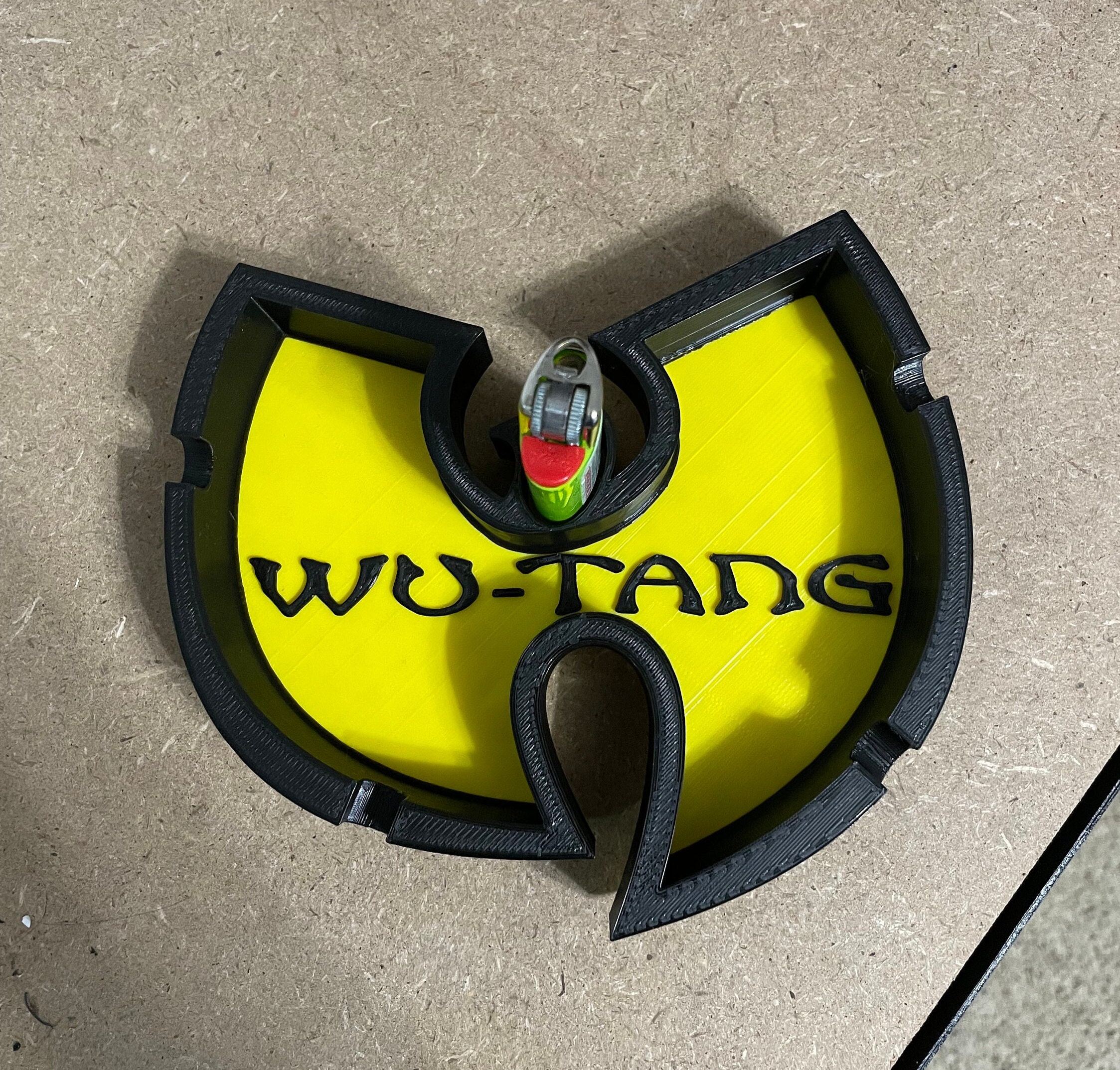 Wu Tang Custom Ashtray With Lighter Holder - Etsy