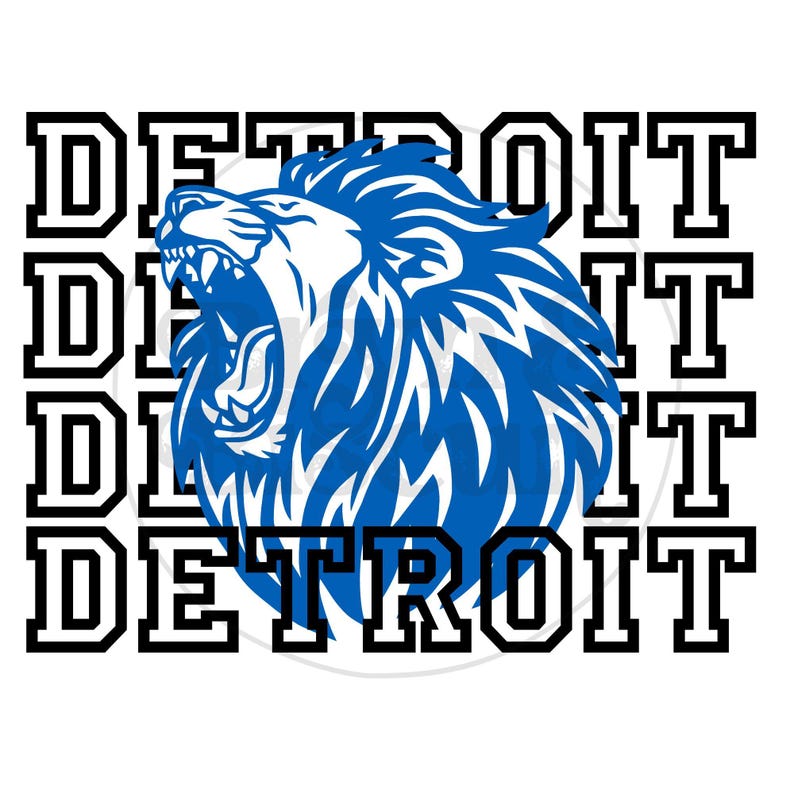 DETROIT Word Art- Football- Sticker- Decal- Car Decal- Tumbler Decal ...