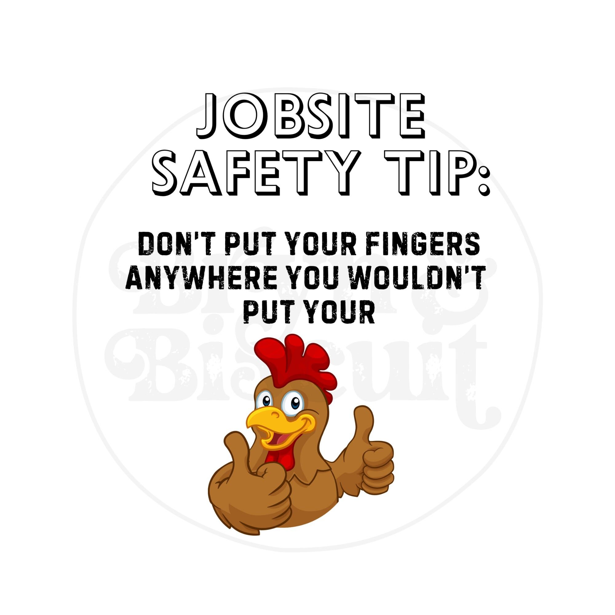 Jobsite Safety Tip Sticker Decal Car Decal Tumbler Decal DIGITAL ...
