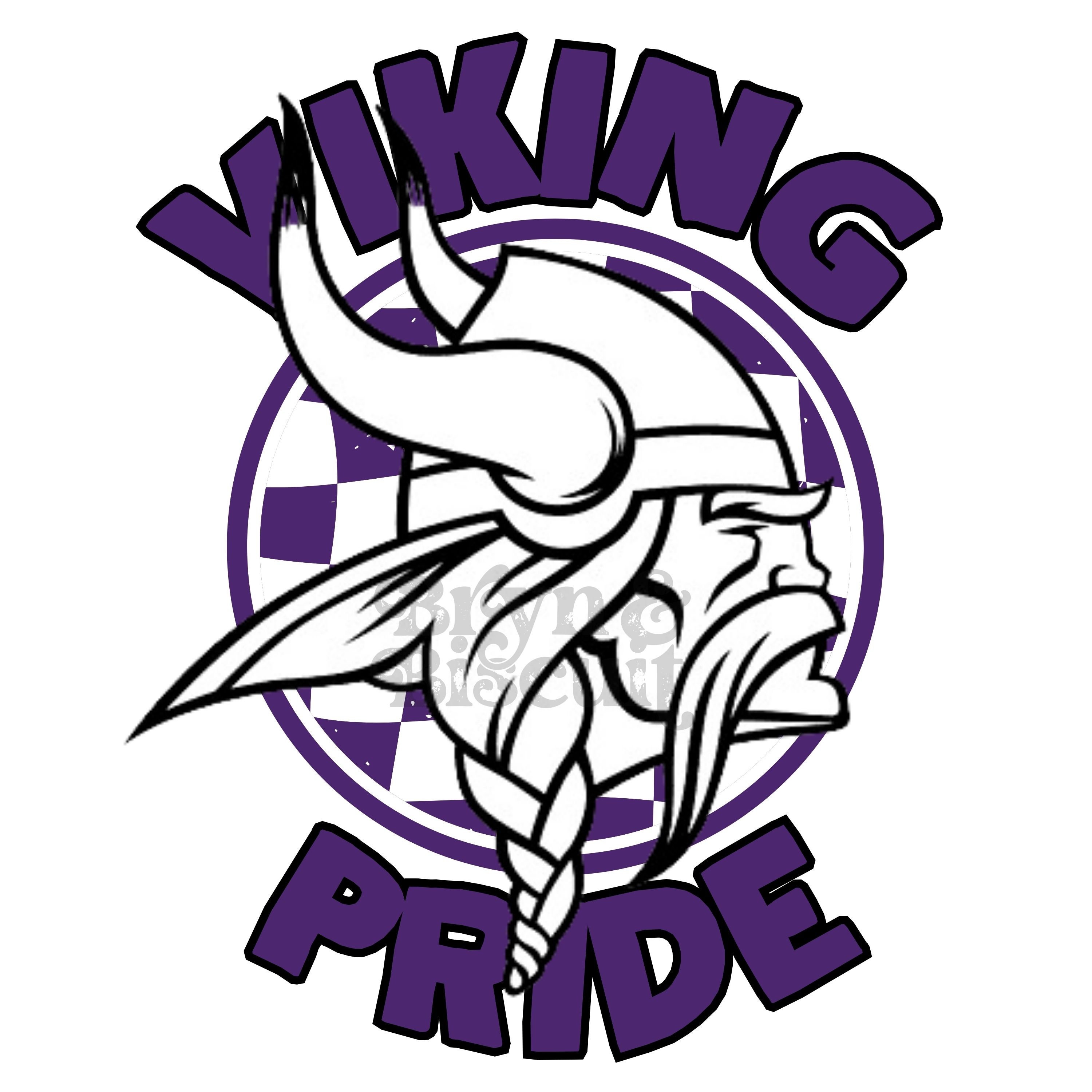 Viking School Logo Viking High School Logo Etsy