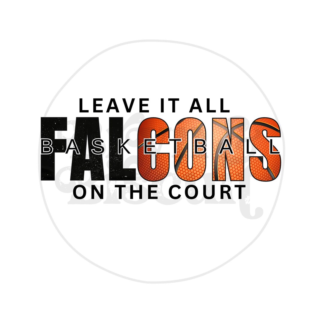 Falcons Pride Basketball - Sticker- Decal- Car Decal- Tumbler Decal ...