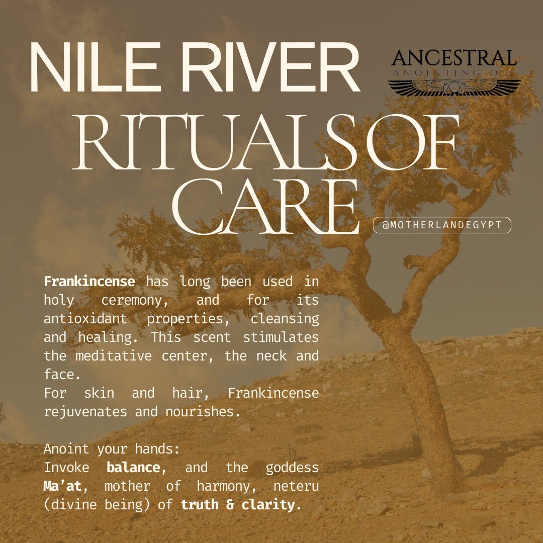 Egyptian Ancestral Anointing Ritual Gift Set Organic Pure & - Etsy