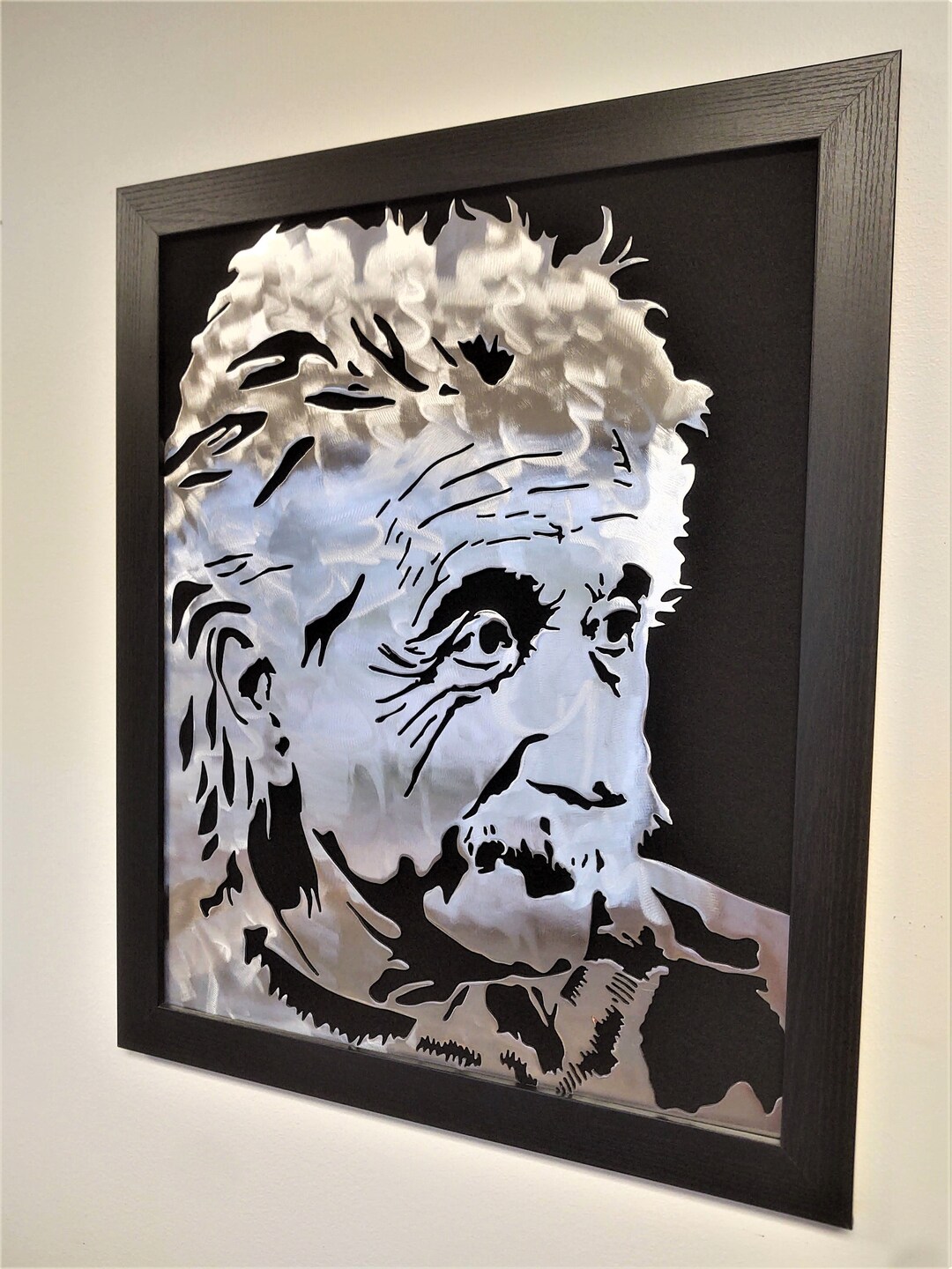 Albert Einstein 16x20 Framed Metal Wall Hanging - Etsy
