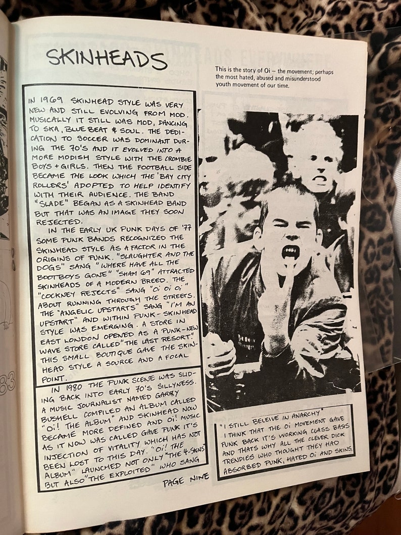 Vintage 1984 Punk Rock Poseur Fanzine - Etsy