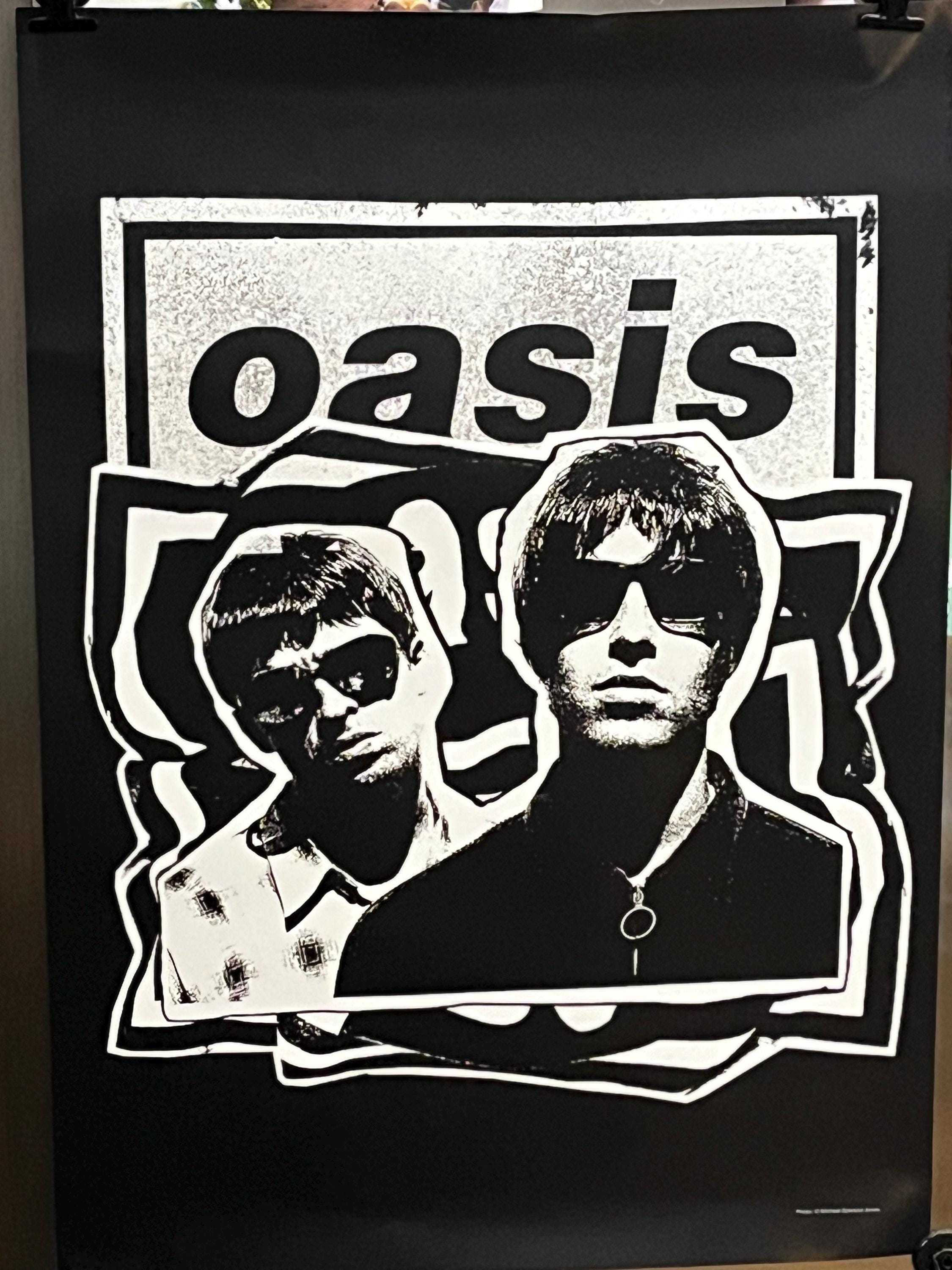 Oasis Live 25 Poster - Etsy
