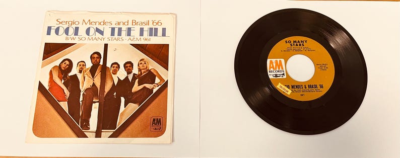 Sergio Mendes & Brazil ‘66 - Fool in the Hill Vinyl 7” - Etsy