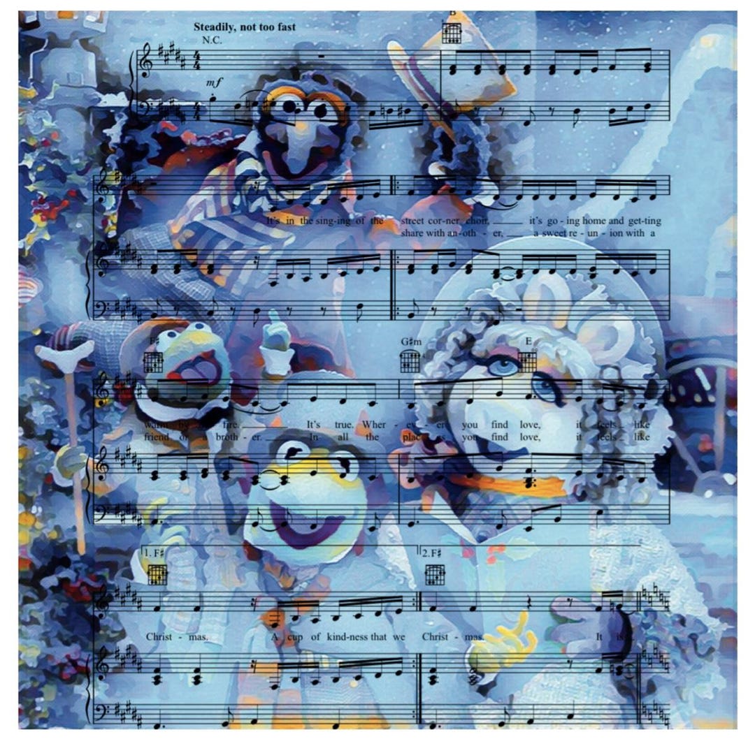 MUPPETS CHRISTMAS PRINT - Etsy