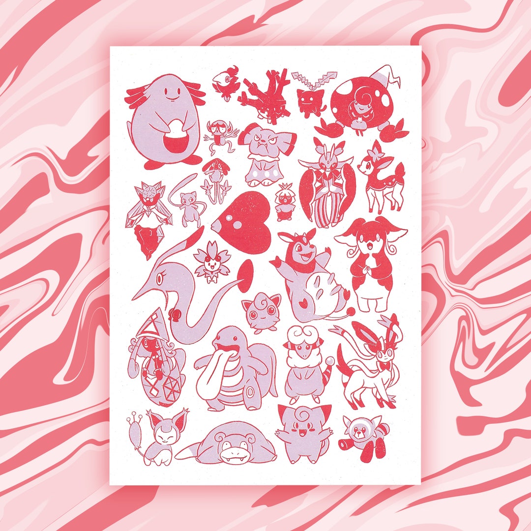 Pink to Make the Trainers Wink A4 Print I Print Illustrated Art Print ...