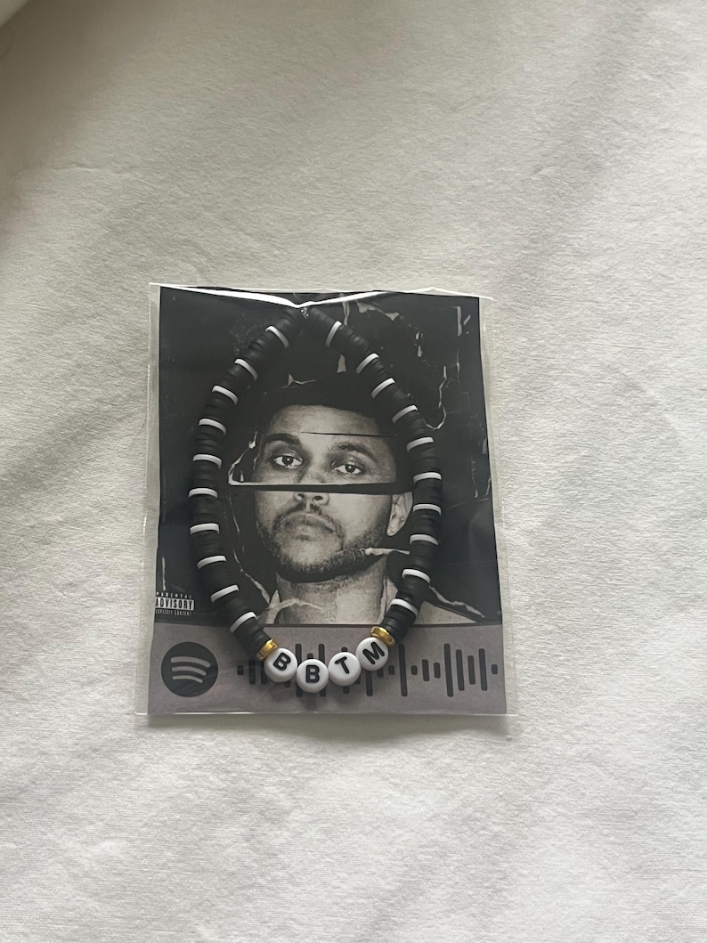 The Weeknd Inspired “beauty Behind the Madness” Bracelet - Etsy