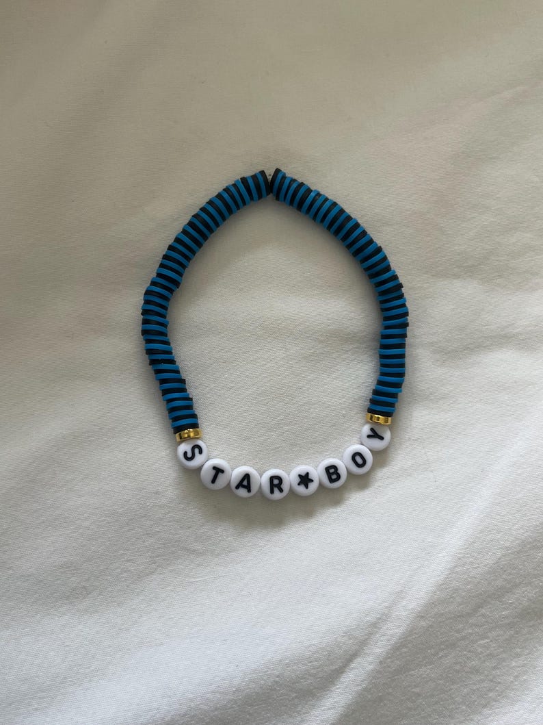 The Weeknd Inspired “stargirl” and “starboy” Matching Bracelets - Etsy