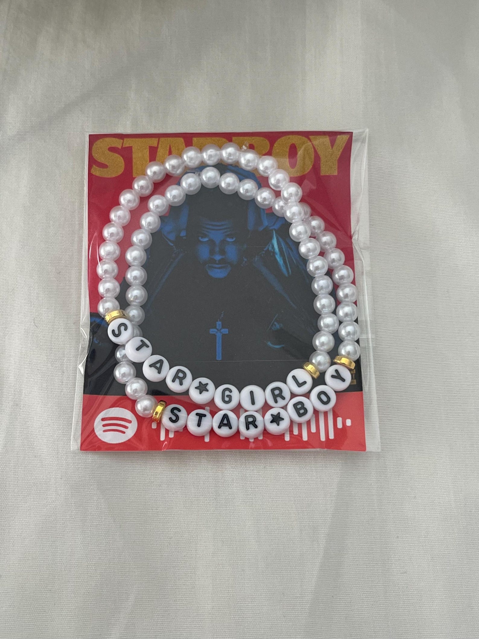The Weeknd Inspired “stargirl” and “starboy” Matching Bracelets - Etsy