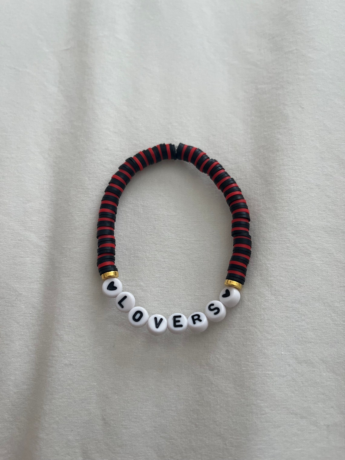 Tv Girl Inspired “lovers” “rock” Matching Clay Beaded Bracelets - Etsy