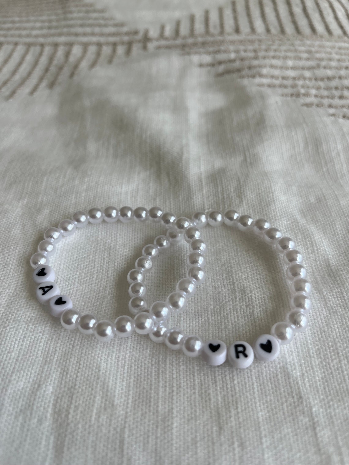 Matching Initials Bracelets - Couples/friends - Etsy
