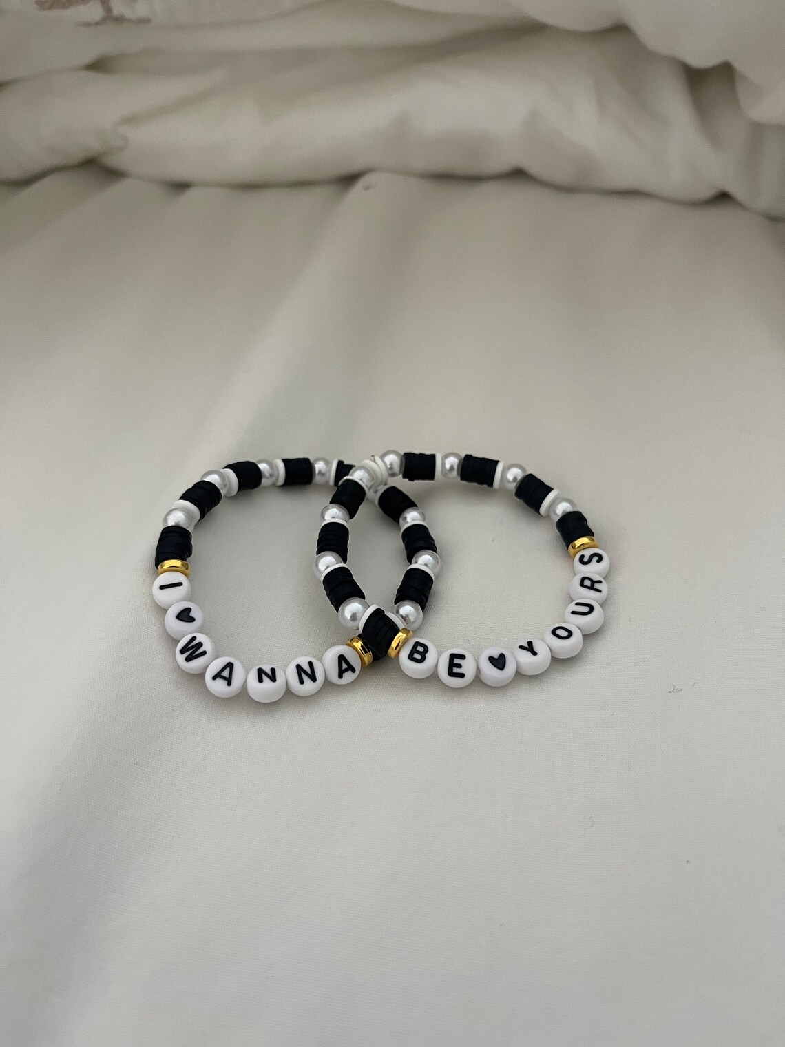 Arctic Monkeys Inspired “i Wanna Be Yours” Matching Clay Beaded ...