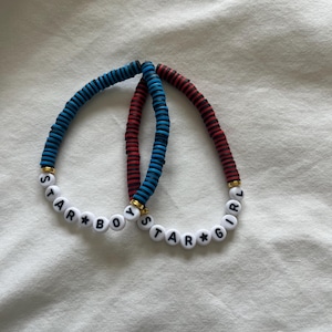 The Weeknd Inspired “stargirl” and “starboy” Matching Bracelets - Etsy