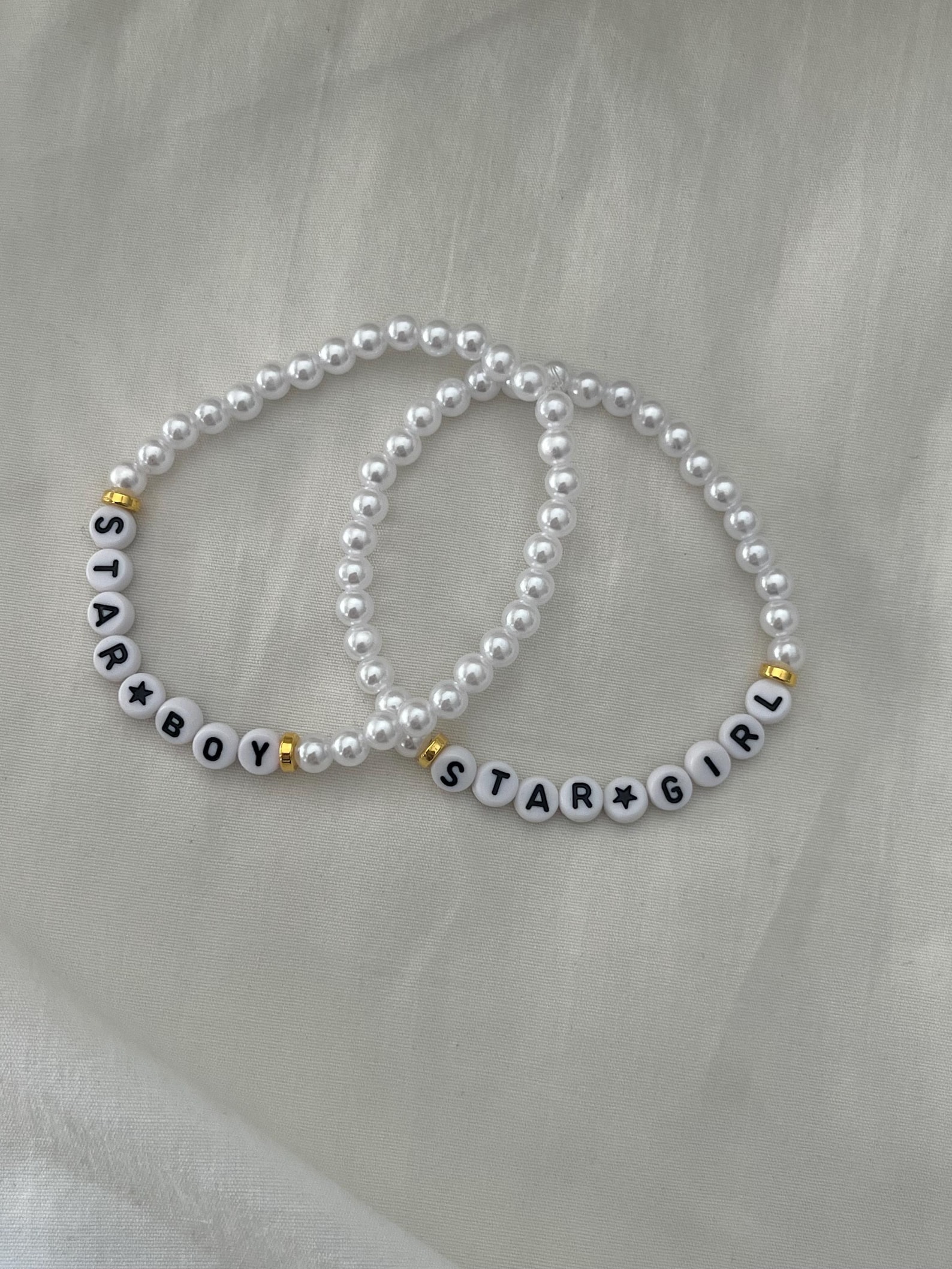 The Weeknd Inspired “stargirl” and “starboy” Matching Bracelets - Etsy