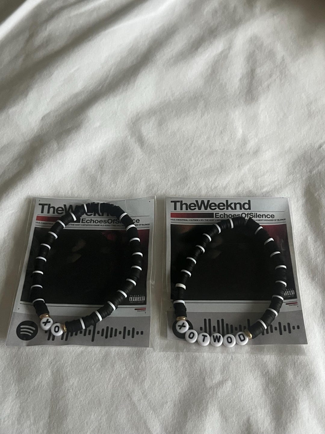 The Weeknd Inspired “xo” and “xotwod” Bracelet - Etsy