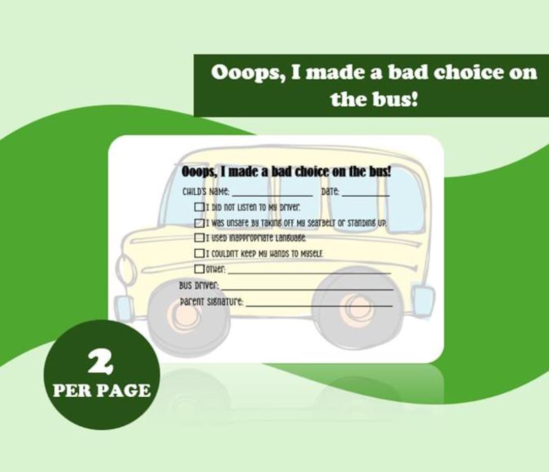 Bus Behavior Report - Etsy