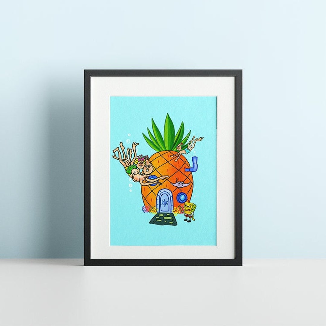 Spongebob Squarepants Seamonkeys 90s 2000s Nostalgia Art Print - Etsy