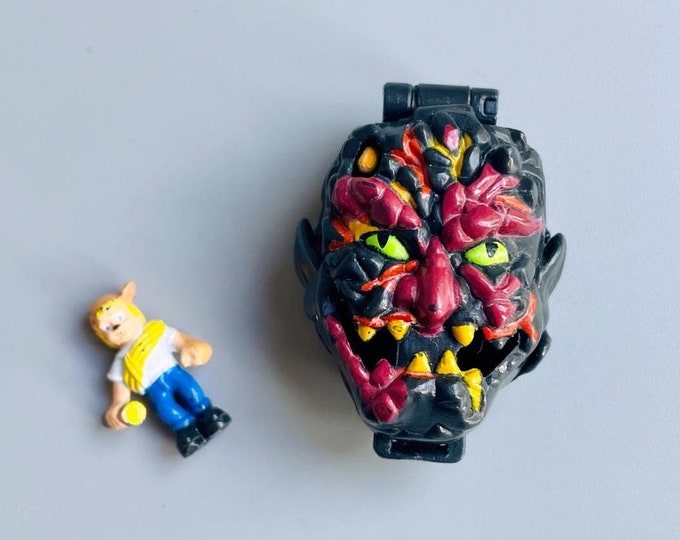 Mighty Max Shrunken Head, Rock Monster Complete, 90's Mini Mighty Max ...