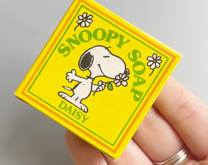 Vintage Snoopy Soap, Snoopy Daisy Soap, Peanuts Snoopy Mini Boxed Soap ...