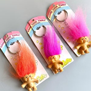 Russ Trolls Keyrings, CHOOSE YOUR OWN, Carded Packaged Russ Troll ...