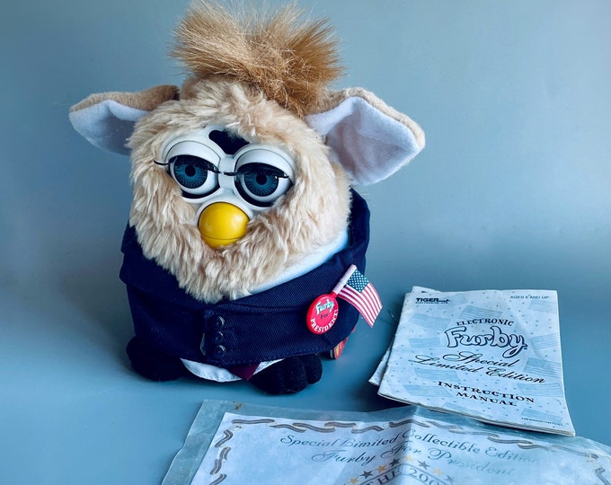 President Furby, Rare Presidential Furby, Y2K Original Limited Edition ...