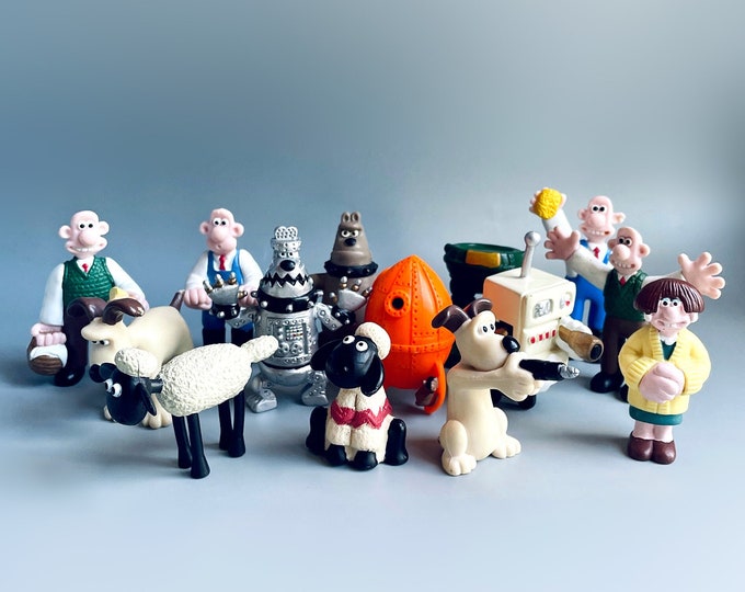 Wallace & Gromit Finger Puppets, Shaun the Sheep Finger Puppet, CHOOSE ...