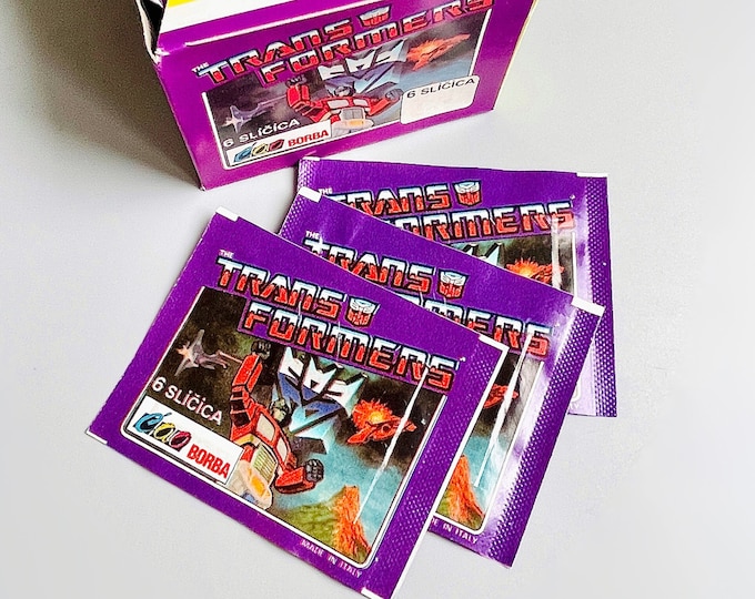 Vintage 1986 the Transformers G1 Panini Sticker Book - UNUSED - Etsy