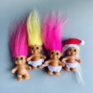 90's Russ Troll Babies CHOOSE YOUR OWN Vintage Troll Doll Baby in Nappy ...