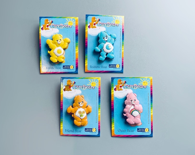 Vintage Care Bear Pin Badges, CHOOSE YOUR OWN, Care Bear Rubber Badges ...