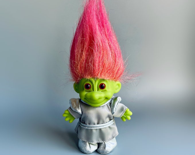 Rare Green Alien Troll, Russ Space Alien Troll. Vintage Russ Futuristic ...