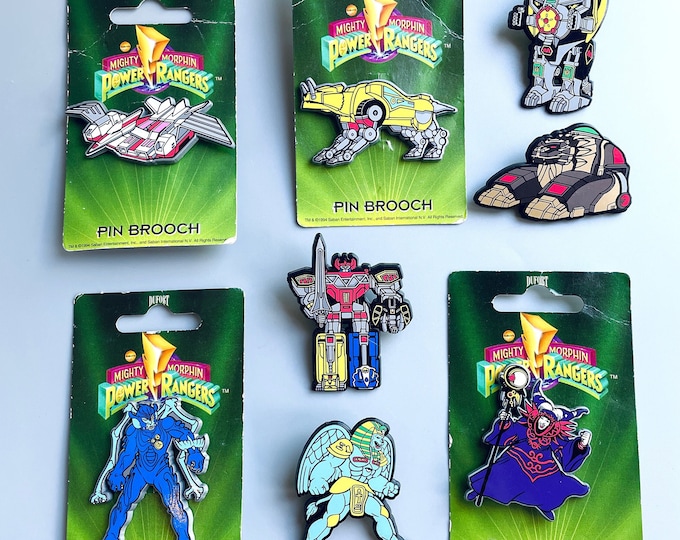 90's Power Rangers Badges- CHOOSE YOUR OWN- Mighty Morphin Power ...