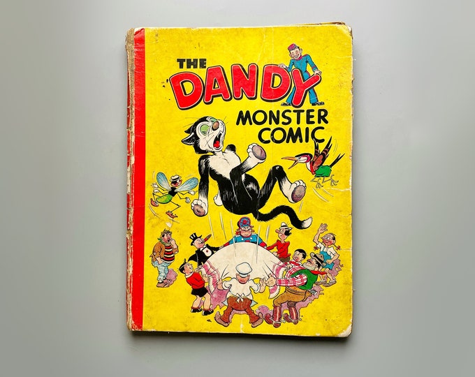 1947 Dandy Monster Comic, Rare the Dandy 1940's Early Dandy Annual ...