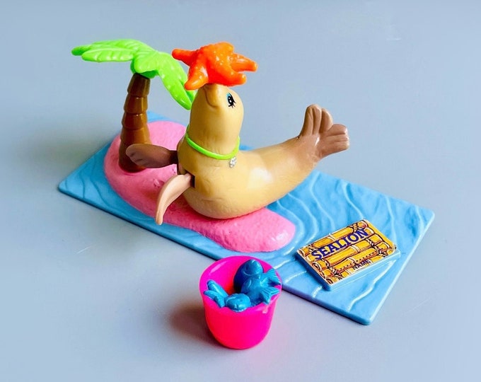 Vintage Littlest Pet Shop ZOO Slippy Seal Playful Sea Lion - Kenner ...