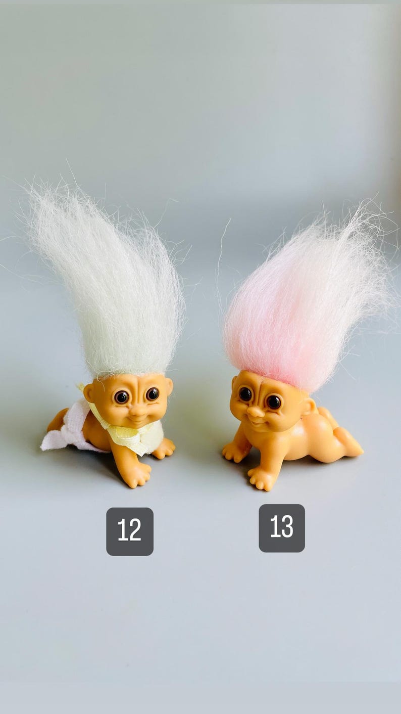 90's Russ Troll Babies - CHOOSE YOUR OWN - Vintage Troll Doll Baby in ...