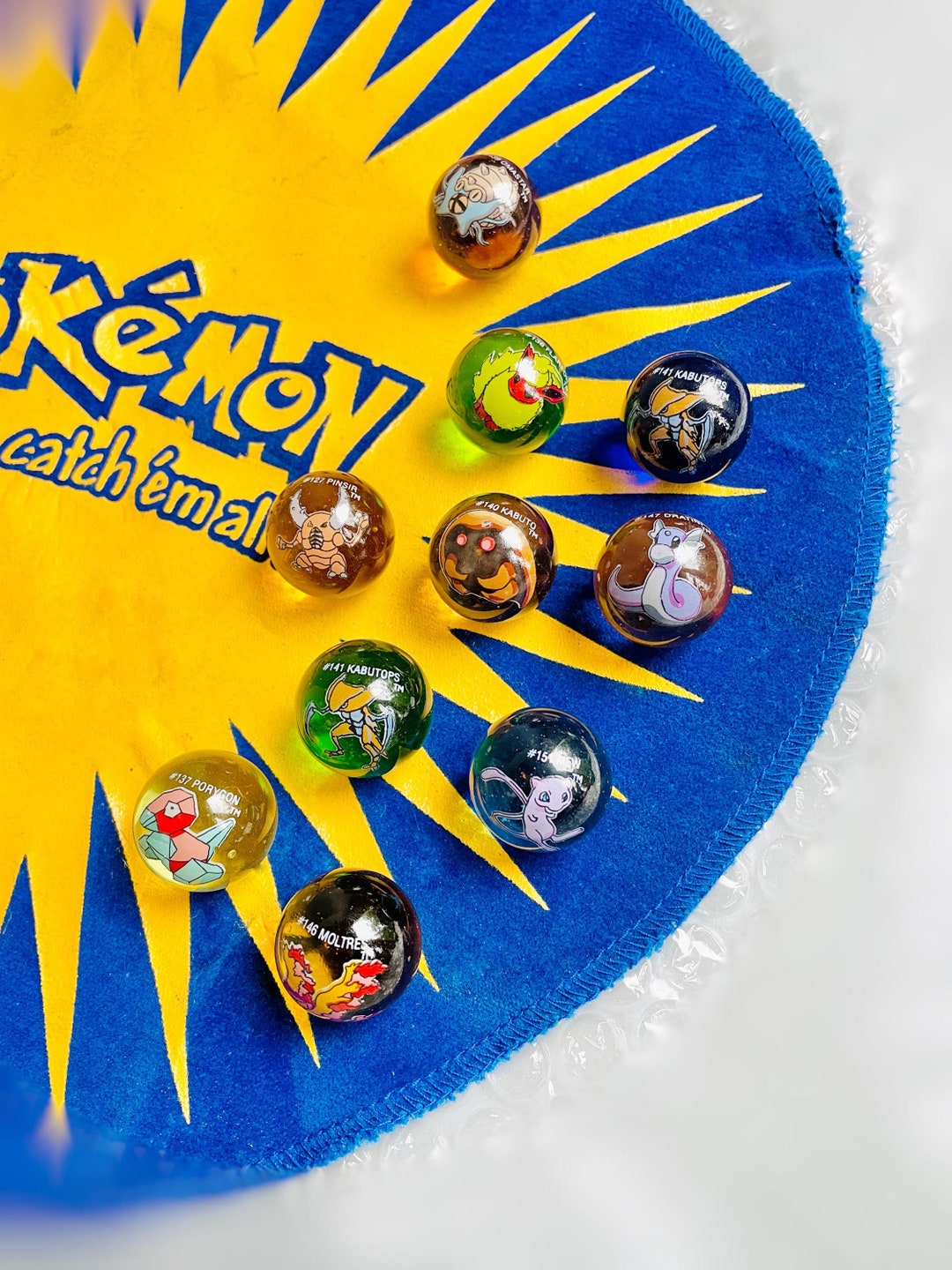 Pokemon Marbles #126- #151, CHOOSE YOUR OWN, Vintage Pokemon Marbles ...