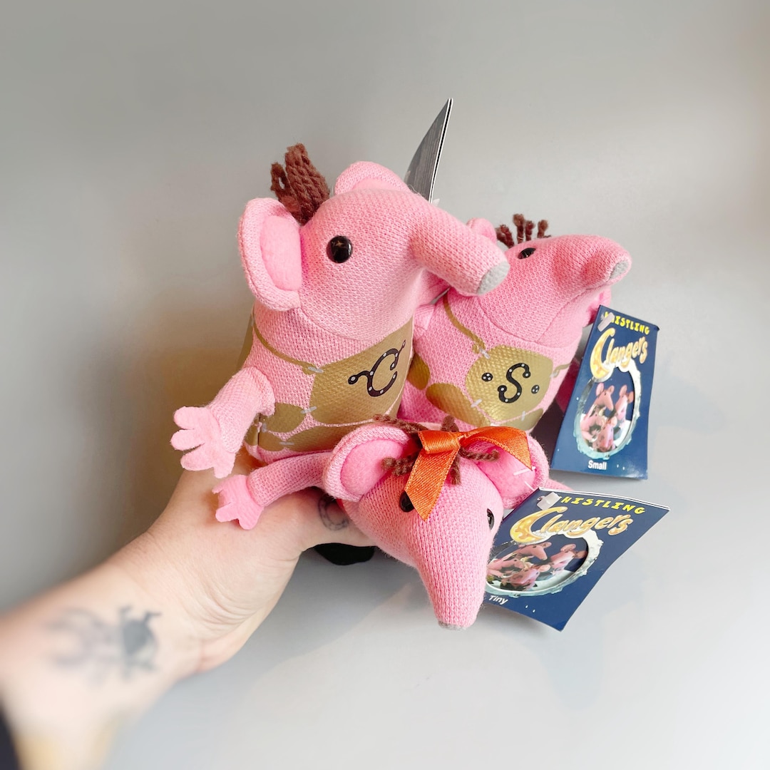 Vintage Clanger Plush CHOOSE YOUR OWN, 1999 Golden Bear Peter Firmin ...