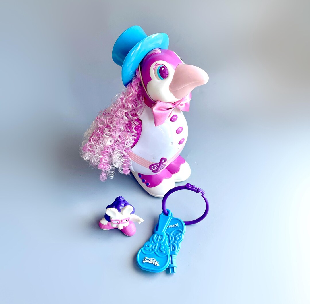 Keypers Keyboard Penguin PINK VARIANT, Vintage Tonka Keypers Pink ...