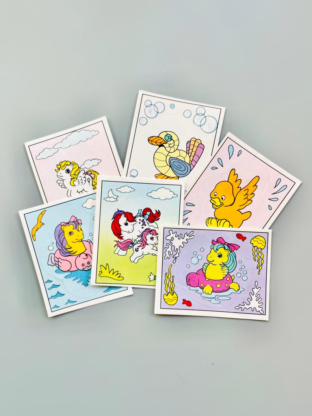 My Little Pony Vintage Panini Stickers, G1 My Little Pony Stickers, MLP ...