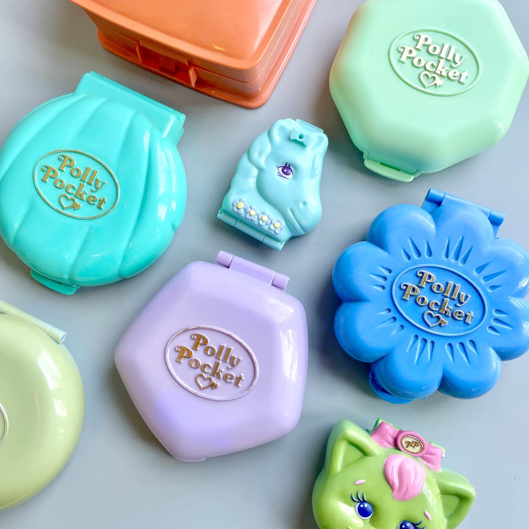 Vintage Polly Pocket Compact Shells - 90s Girl Toys - Choose Your Own ...