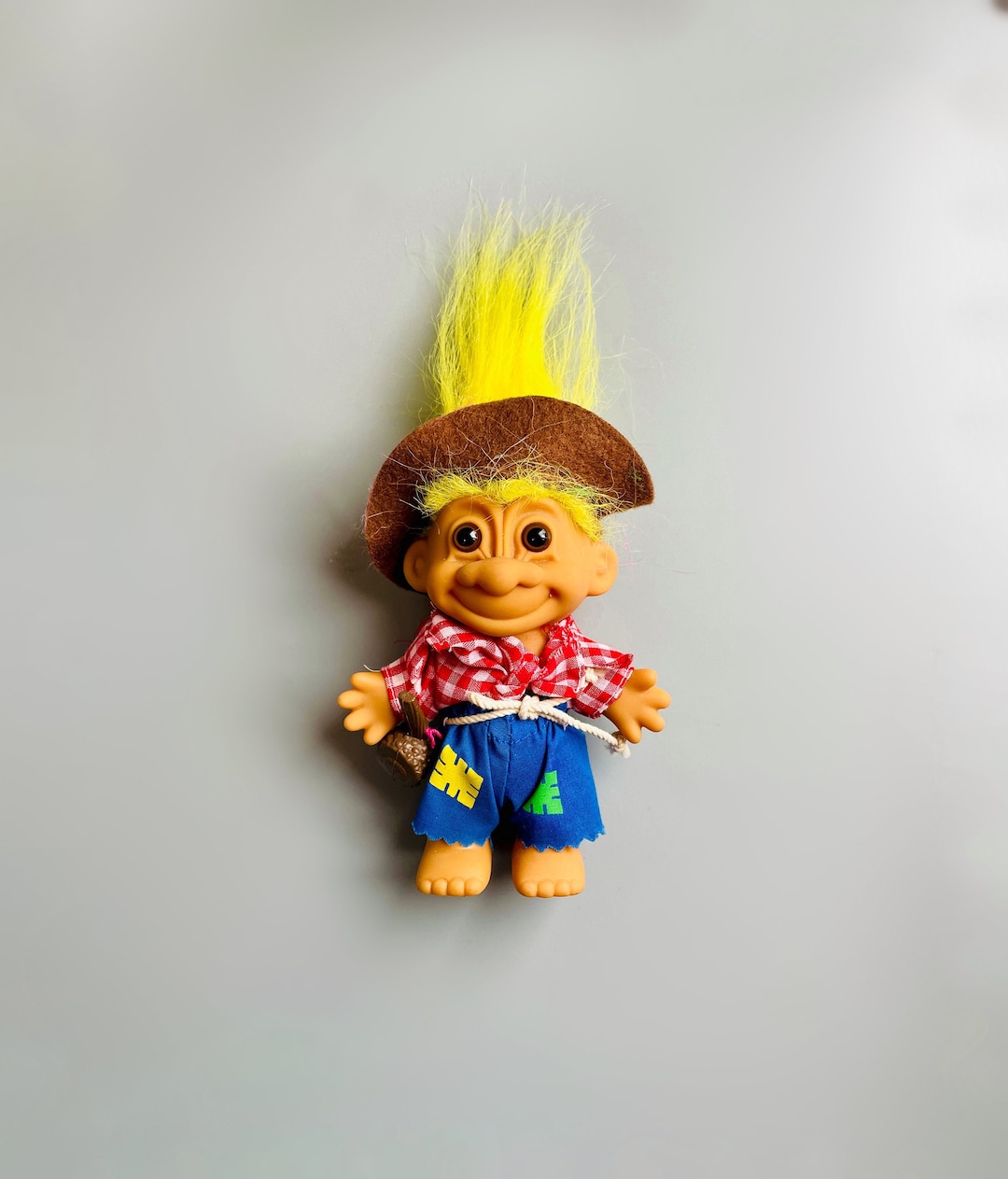 Vintage Hillbilly Troll Hic, Russ Troll With Pipe, Vintage Original ...