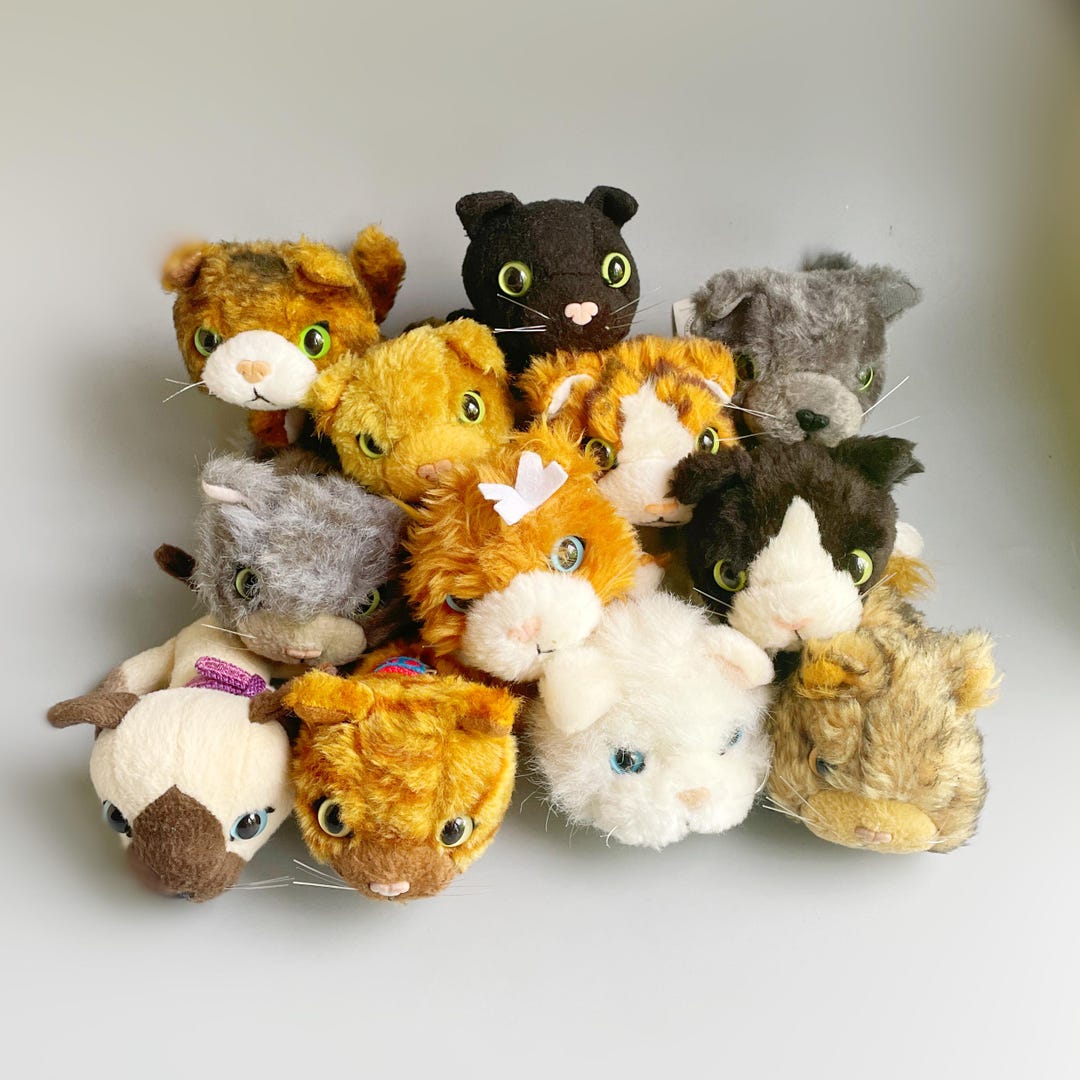 The Cat Plush, the Cat Plushies Artlist Collection Mini Cats Big Nose ...