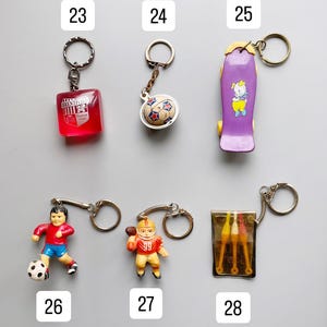 Vintage Sports Keychains,choose YOUR OWN, Nostalgic 80'S 90'S Keyrings ...