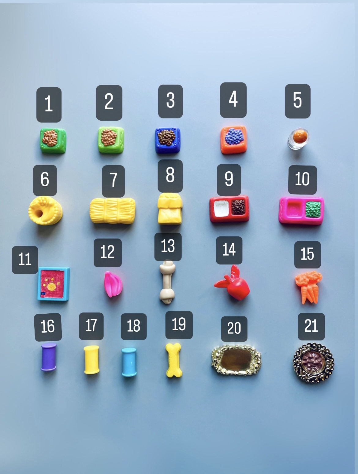 Kenner Littlest Pet Shop Accessories, CHOOSE YOUR OWN, 90's Lps Food ...
