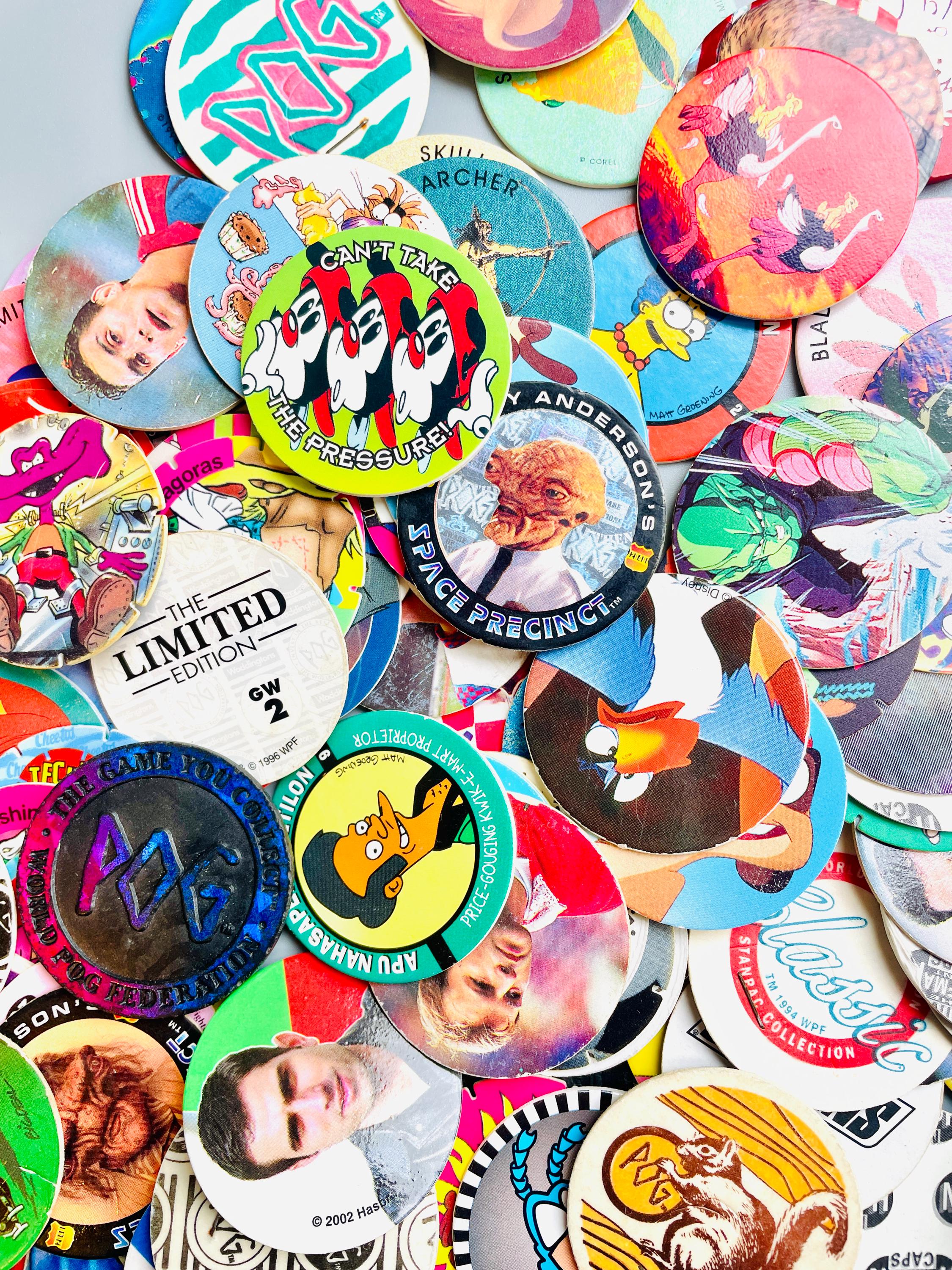 90's Pogs, Vintage Pogs Lucky Dip, 90's Lion King, Tazos, Pokemon ...