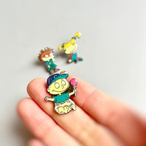 Rugrats Enamel Pin Badges: 90's Nickelodeon Cartoon Pins - Etsy